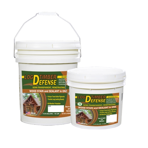 Log and Timber Defense - Wood Stain and Sealant in One